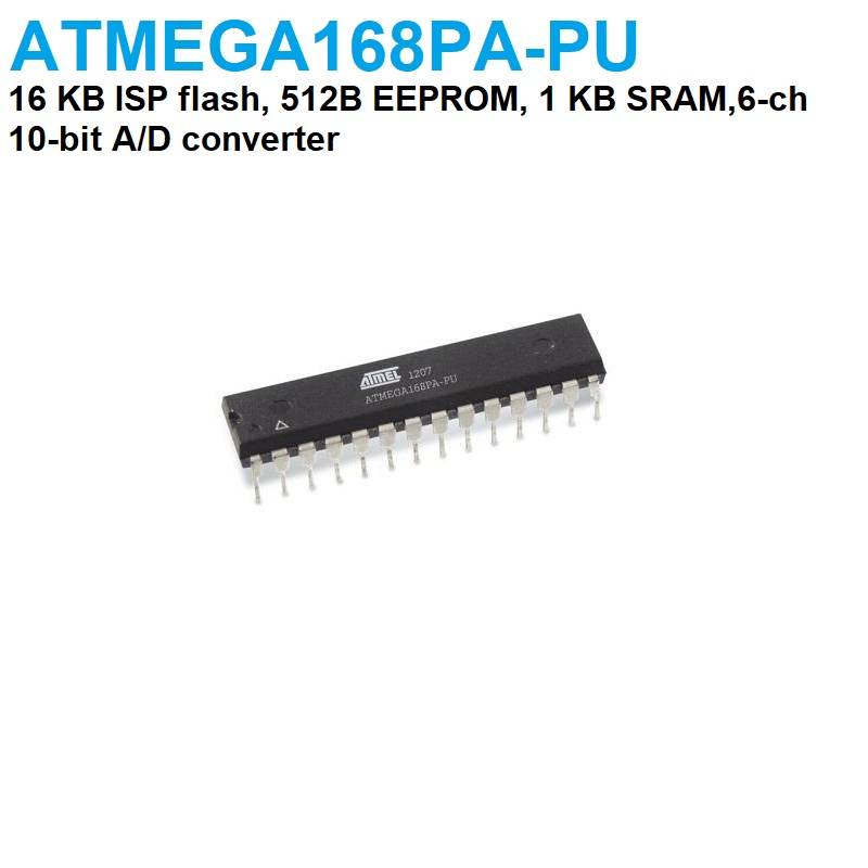 Atmega168pa Pu Avr Microcontroller Without Arduino Bootloader Uge Electronics Egypt